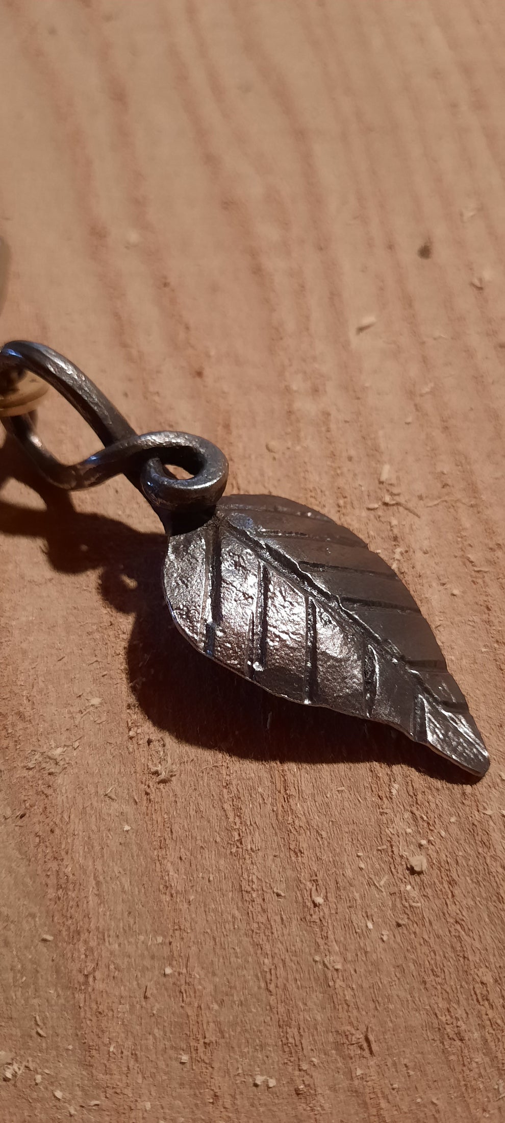Hand Forged Leaf Keychain – Halfpine Forge